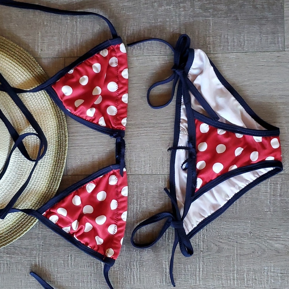 Minnie Mouse Inspired String Bikini. - Gem